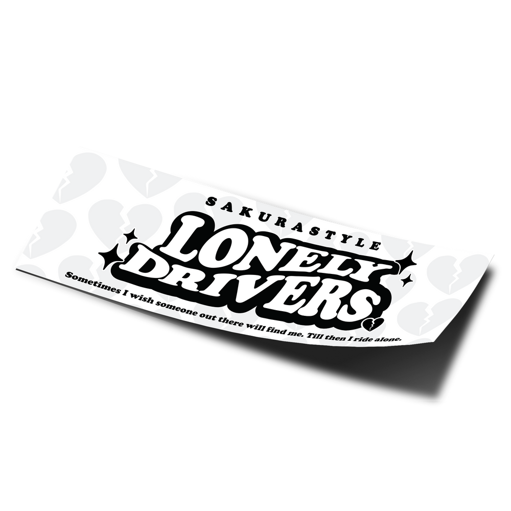Lonely Drivers JDM Sticker Slap