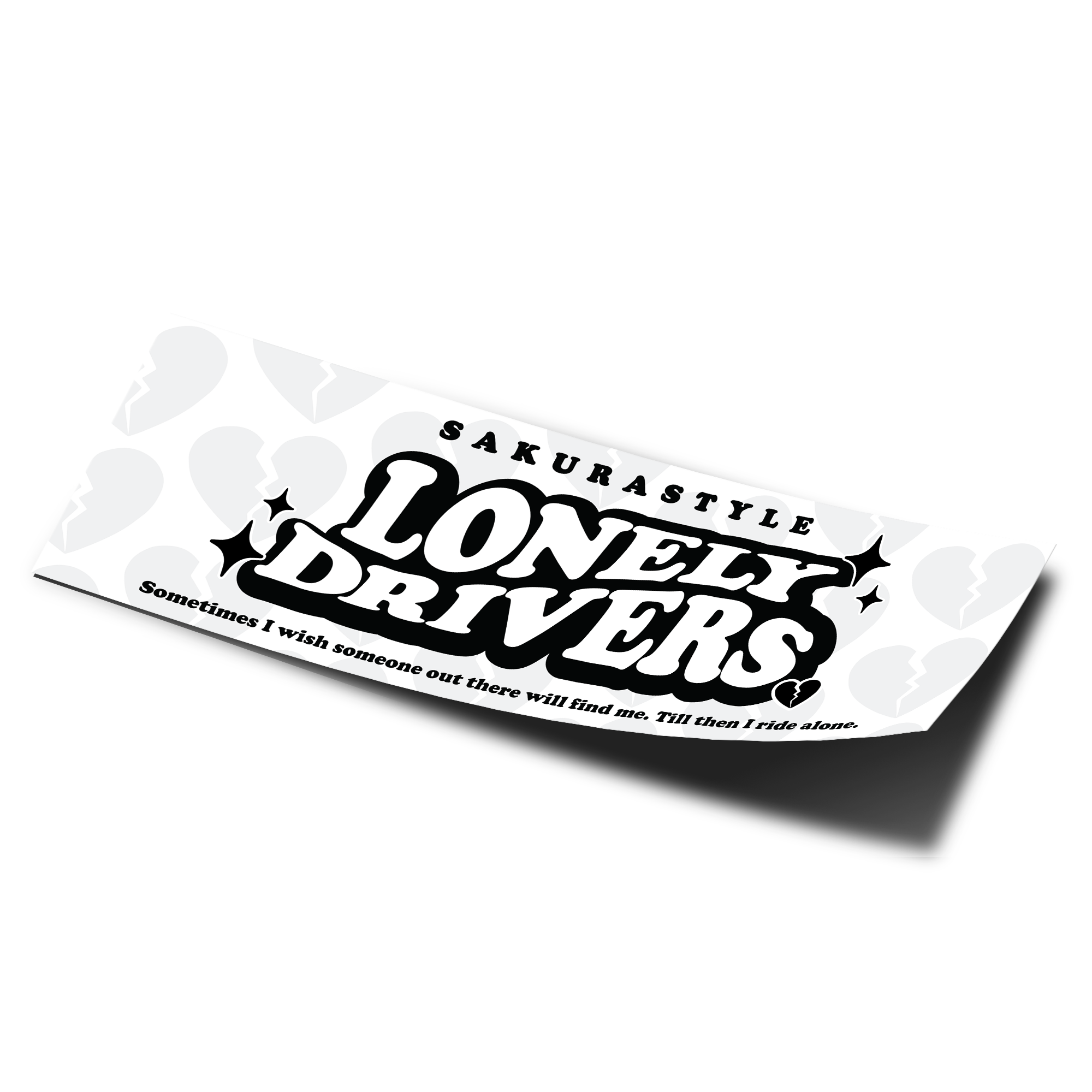 Lonely Drivers JDM Sticker Slap