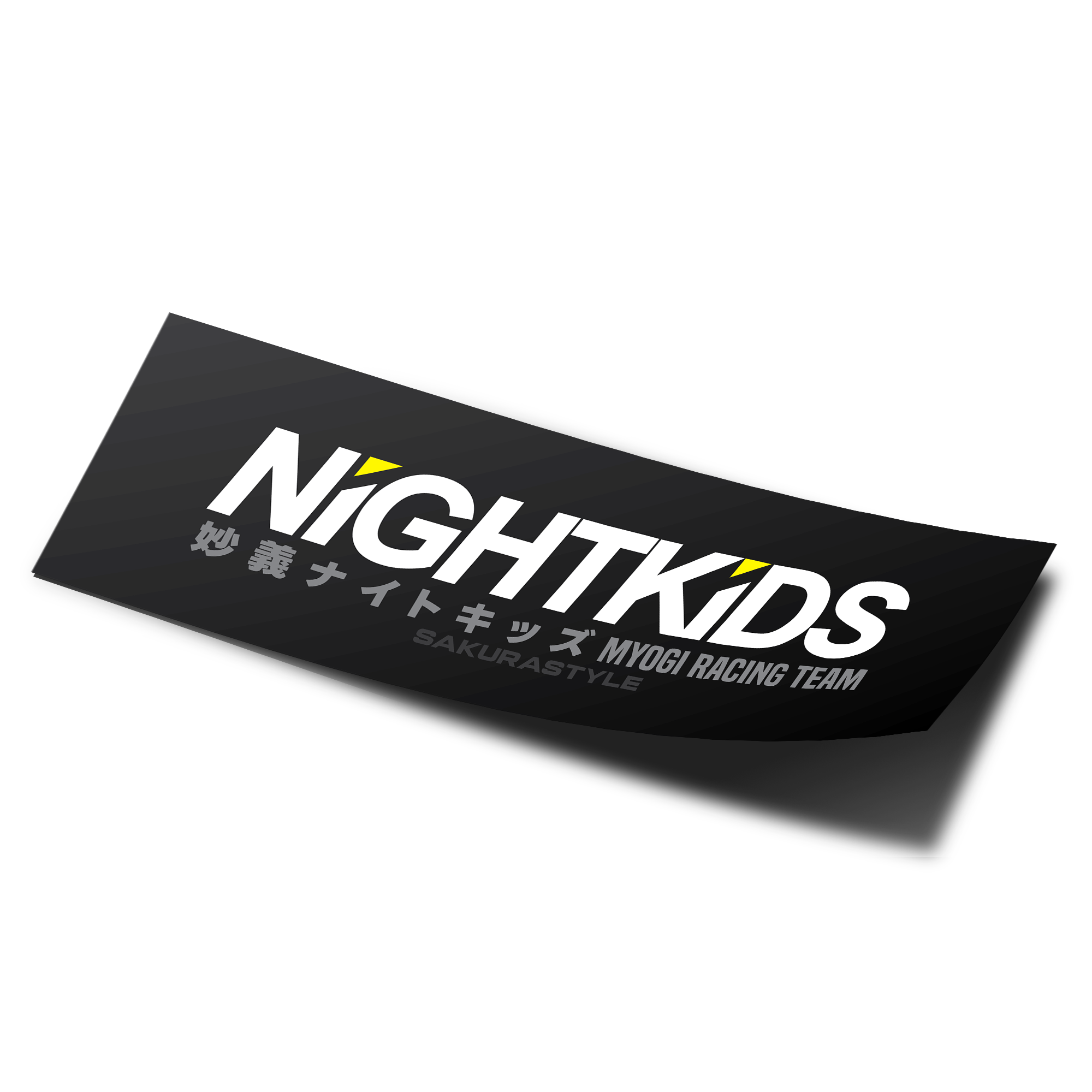 Team Night Kids JDM Sticker Slap (Initial D)