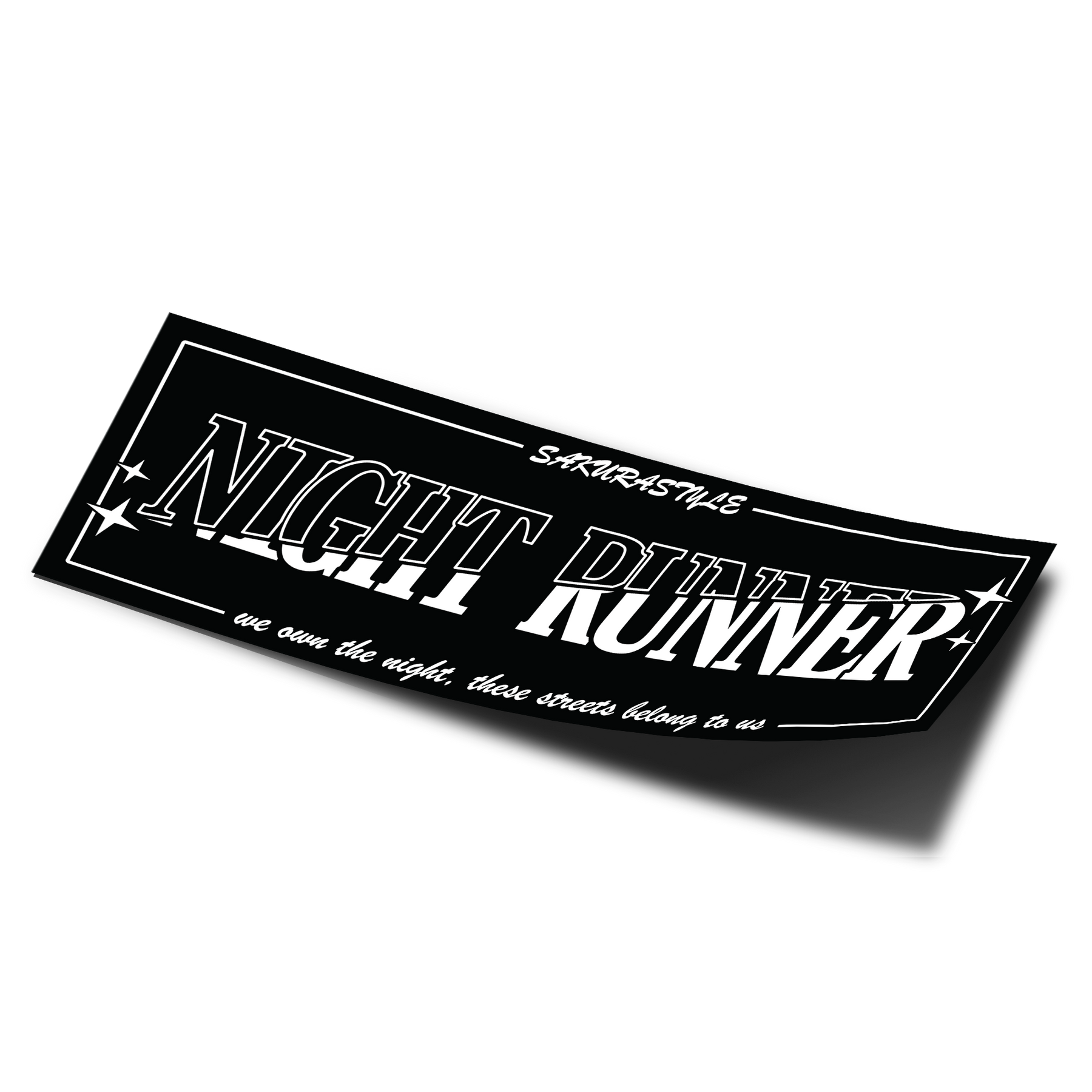 Night Runner JDM Sticker Slap