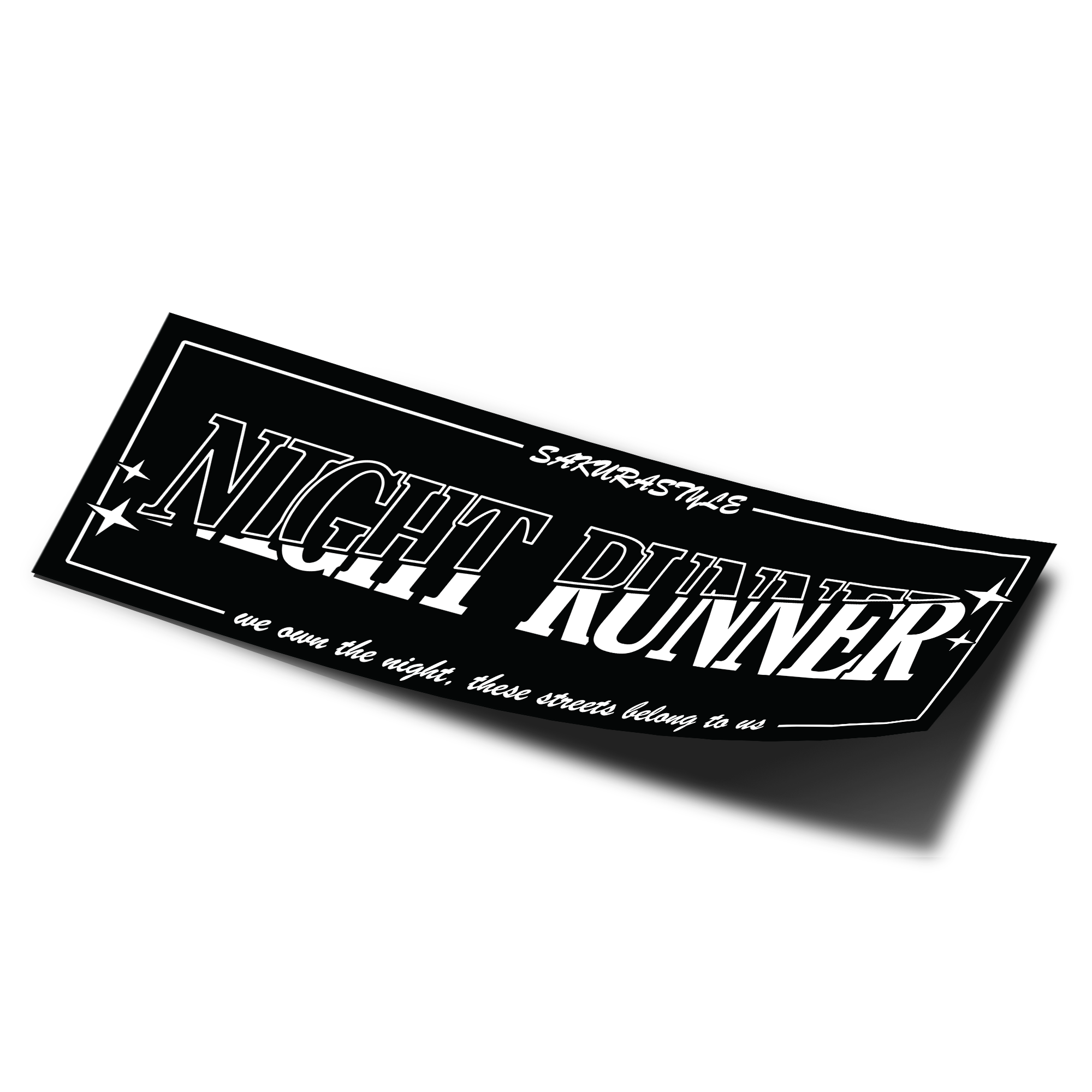 Night Runner JDM Sticker Slap