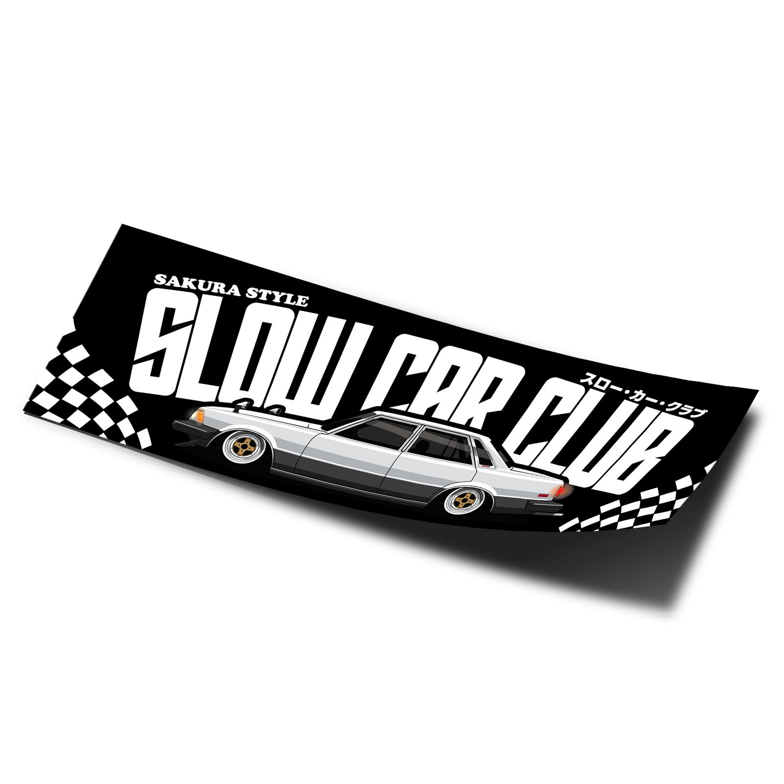 Slow Car Club JDM Sticker Slap