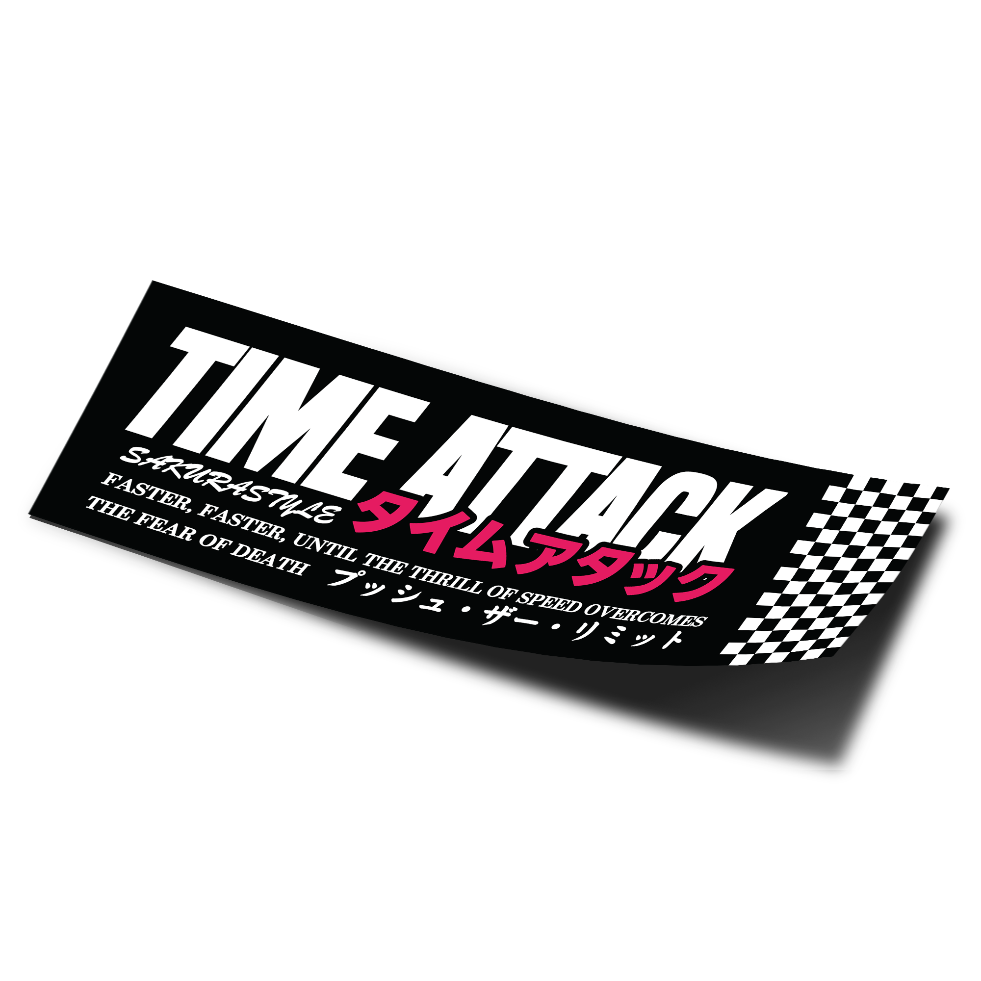 Time Attack JDM Sticker Slap
