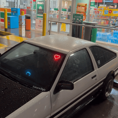 JDM LED Window Hearts